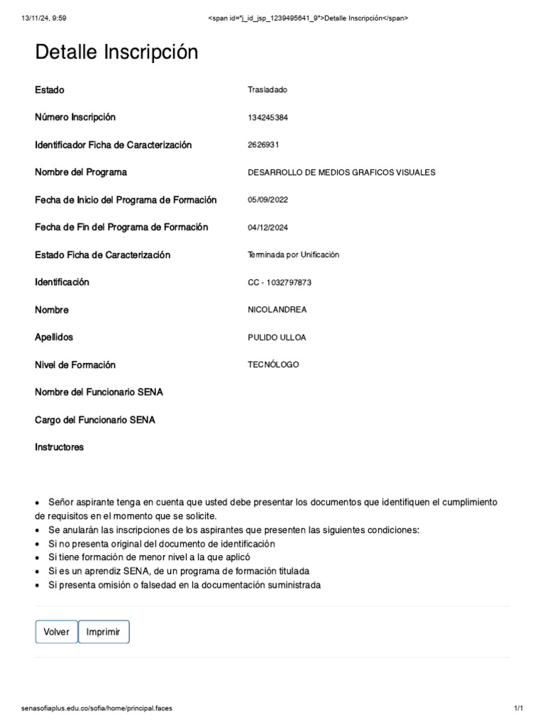 Tecnologo Desarrollo de Medios Graficos Visuales | PDF