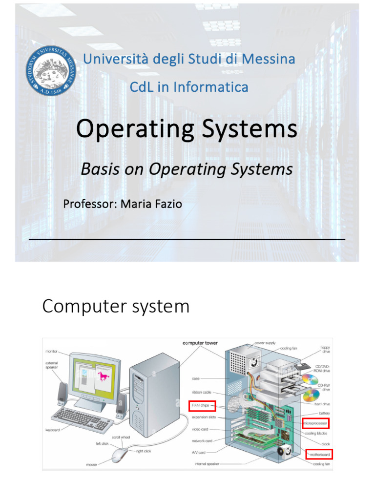 1-Basis On OS | PDF | Computer Data Storage | Operating System