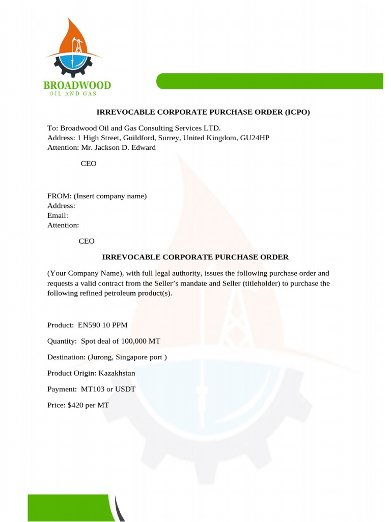 Icpo Draft 2 | PDF | Invoice | Letter Of Credit