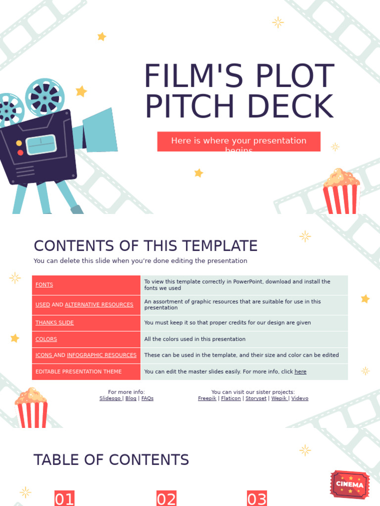 Film Pitch Deck Template Guide | PDF | Market (Economics) | Pricing