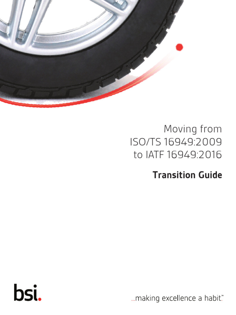 Bsi Iatf 16949 Transition Guide | PDF | Quality Management System ...