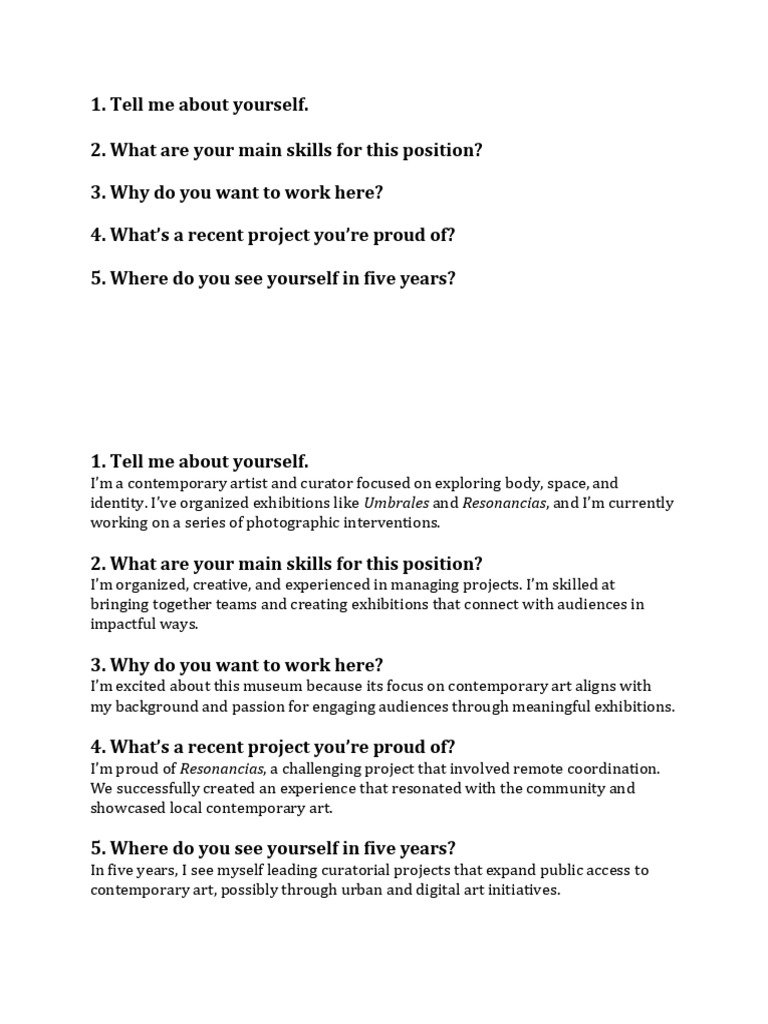 Interview | PDF | Art