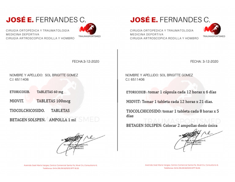 Recipe Médico | PDF | Wellness