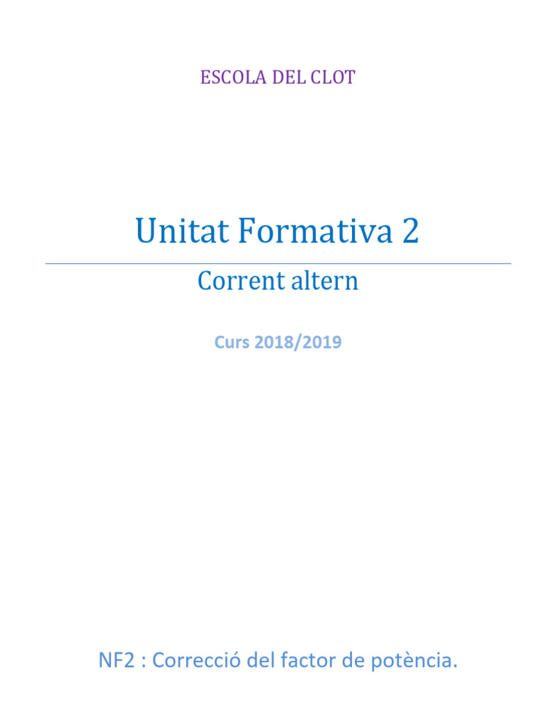 Unitat Formativa 2 (NF2) | PDF