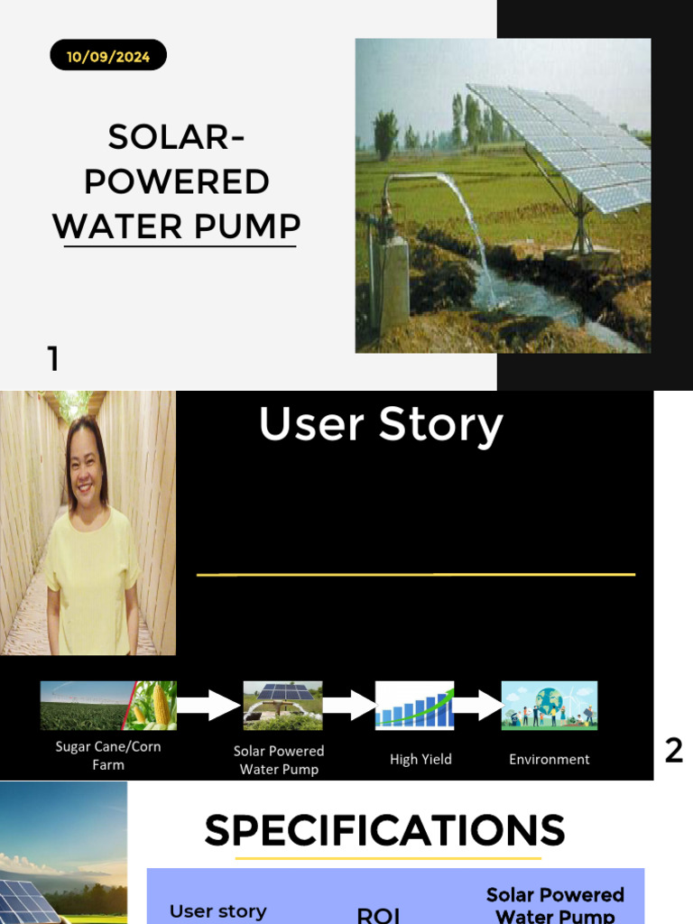 Solar-Powered Water Pump | PDF | Solar Power | Sustainable Technologies
