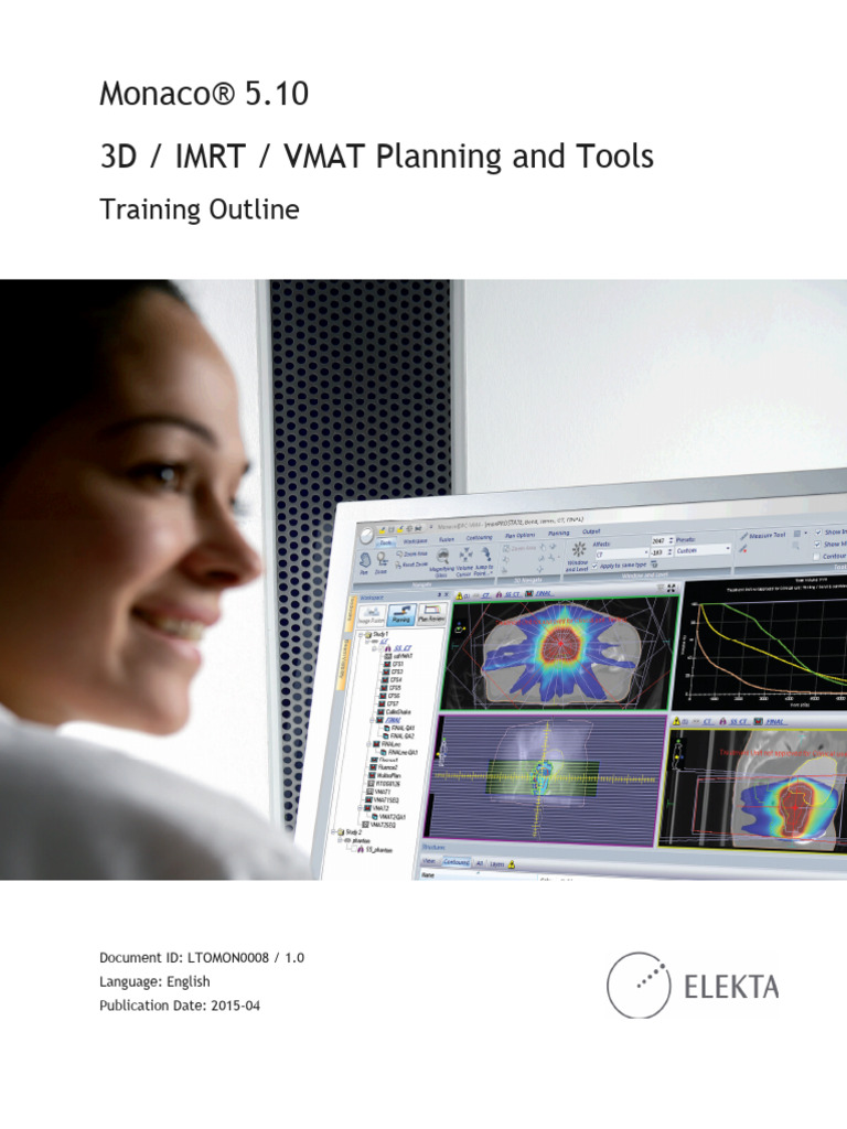 Monaco 5.10 3D-IMRT-Vmat Planning and Tools Training Outline | PDF | Radiation Therapy | Trademark