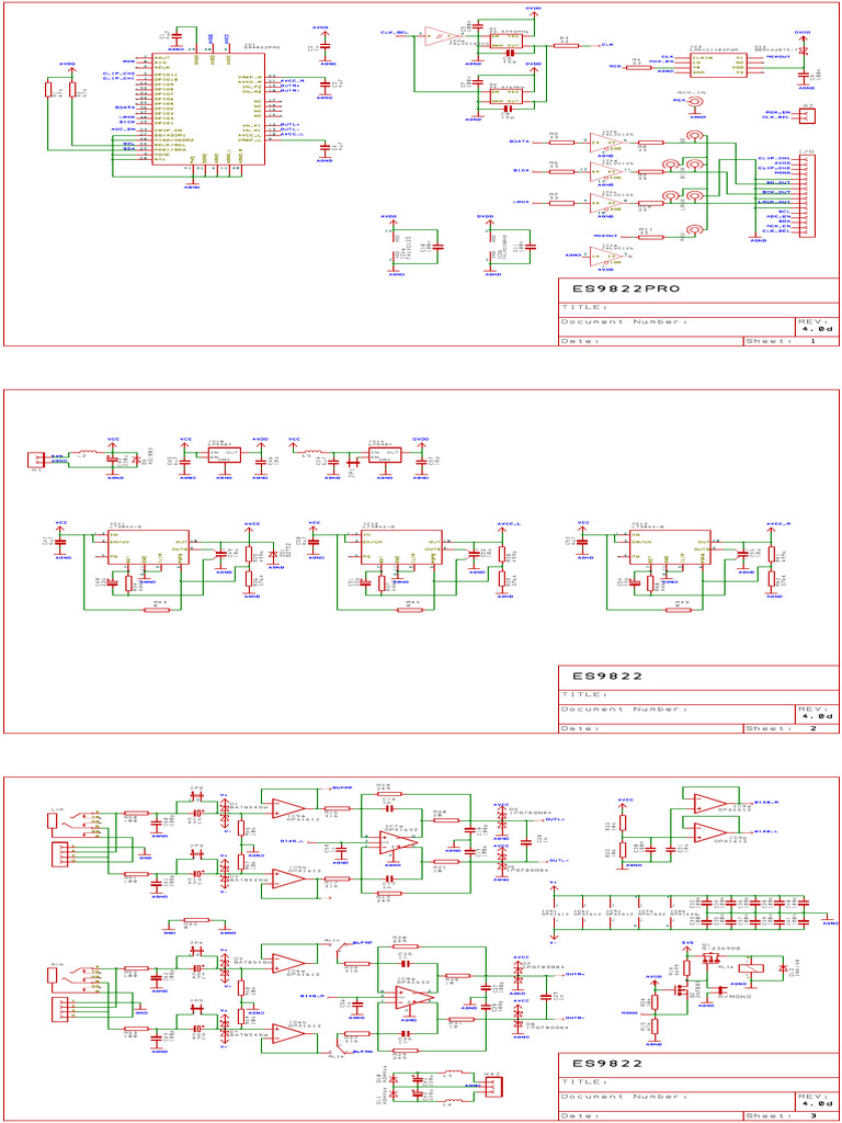 Es9822 - v4d - Schematic | PDF