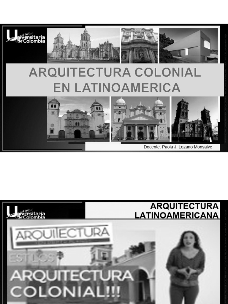 Sesion 3 - Arquitectura Colonial en Latinoamerica | PDF | Diseño ...