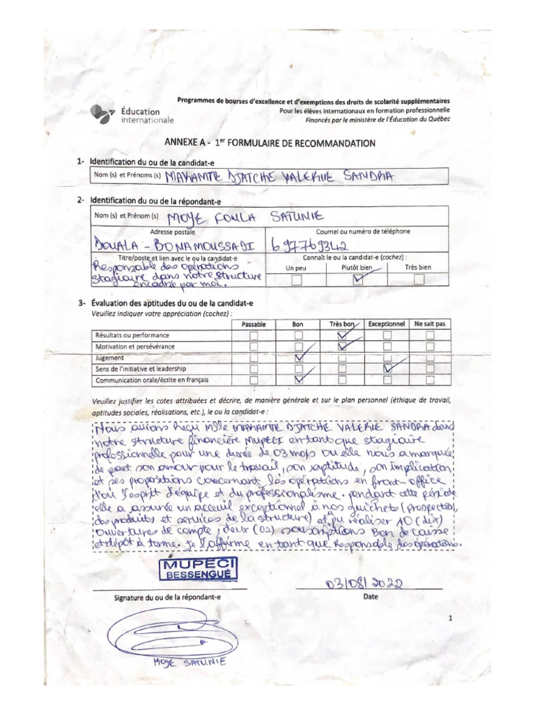 Recommandation | PDF