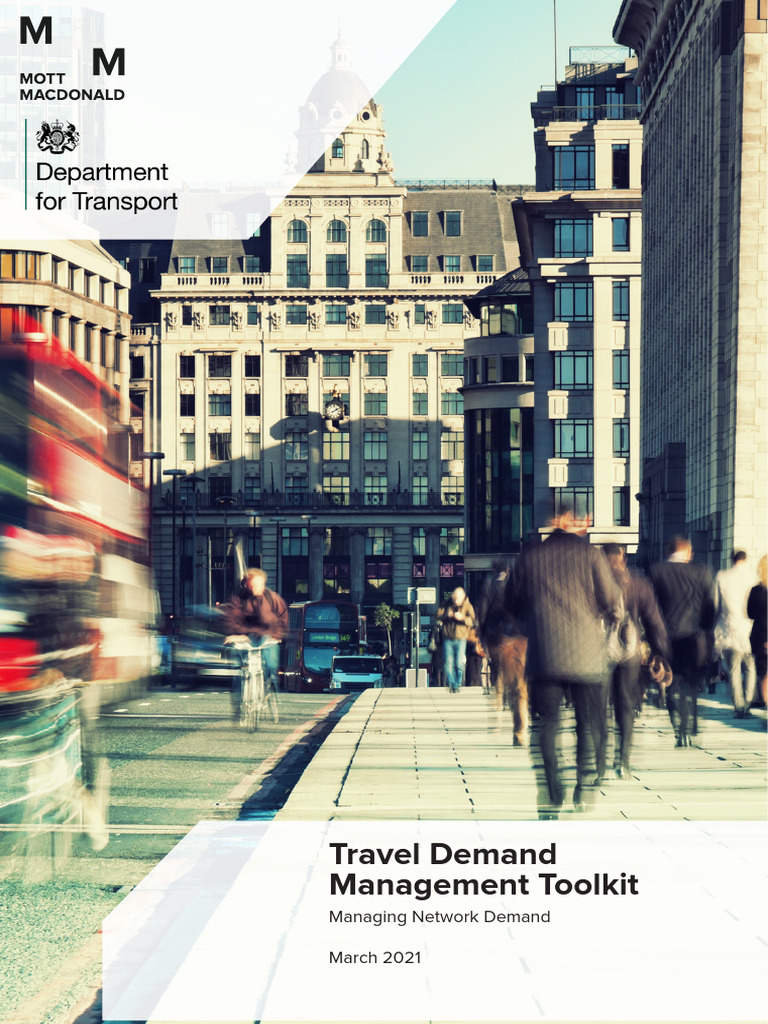 Travel Demand Management Toolkit March 2021 Accessible | PDF | Public ...