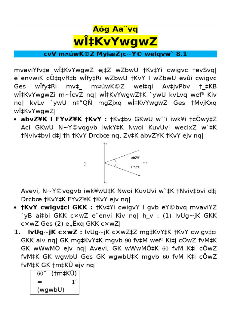 Wî Kvywgwz: Aóg Aa VQ | PDF