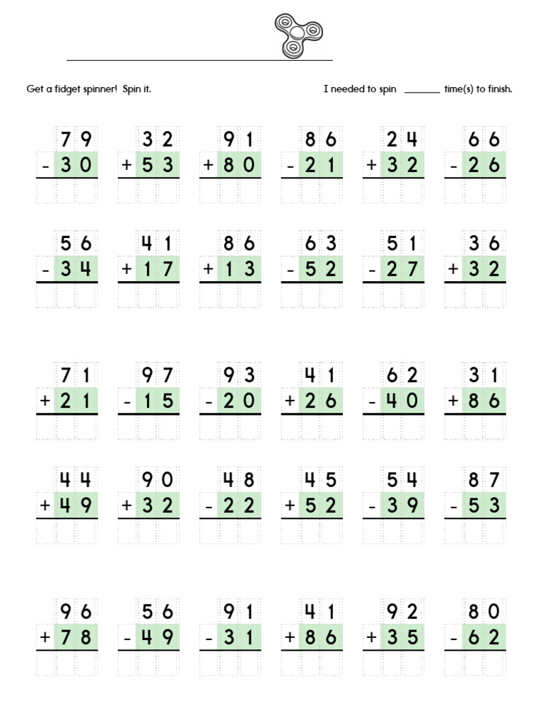 MathWorksheetsGrade3 12 23 | PDF