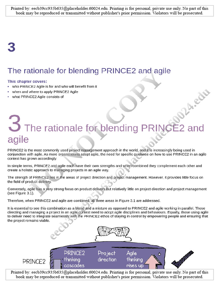Prince2 Agile Part 1 Chapter 3 | PDF