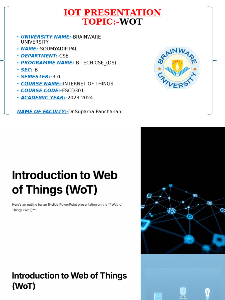 Presentation Wot | PDF