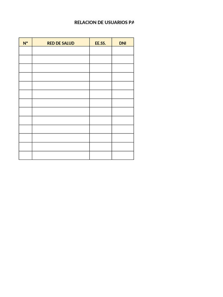 Formato para Usuarios Boot 2024 - Diresa Lima | PDF