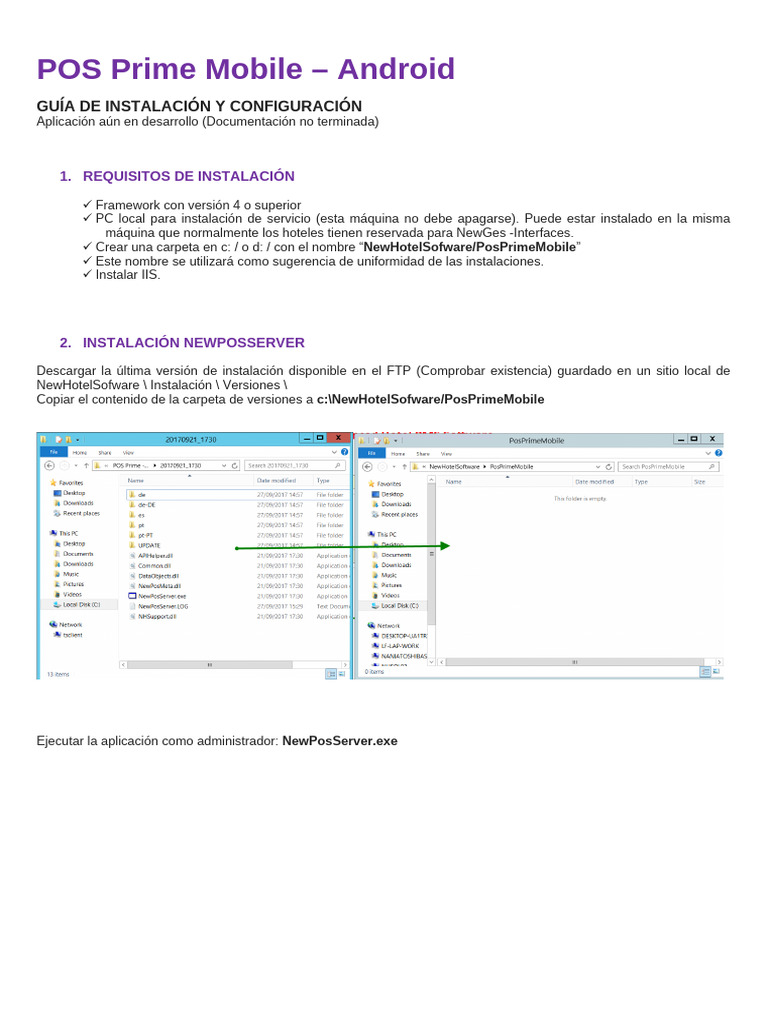 Guía de Instalación POS Prime Mobile | PDF | Android (sistema operativo ...