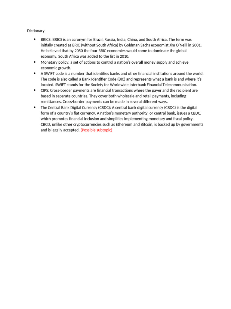 Dictionary | PDF