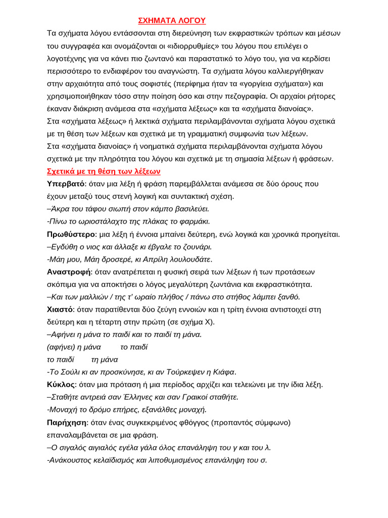ΣΧΗΜΑΤΑ ΛΟΓΟΥ | PDF