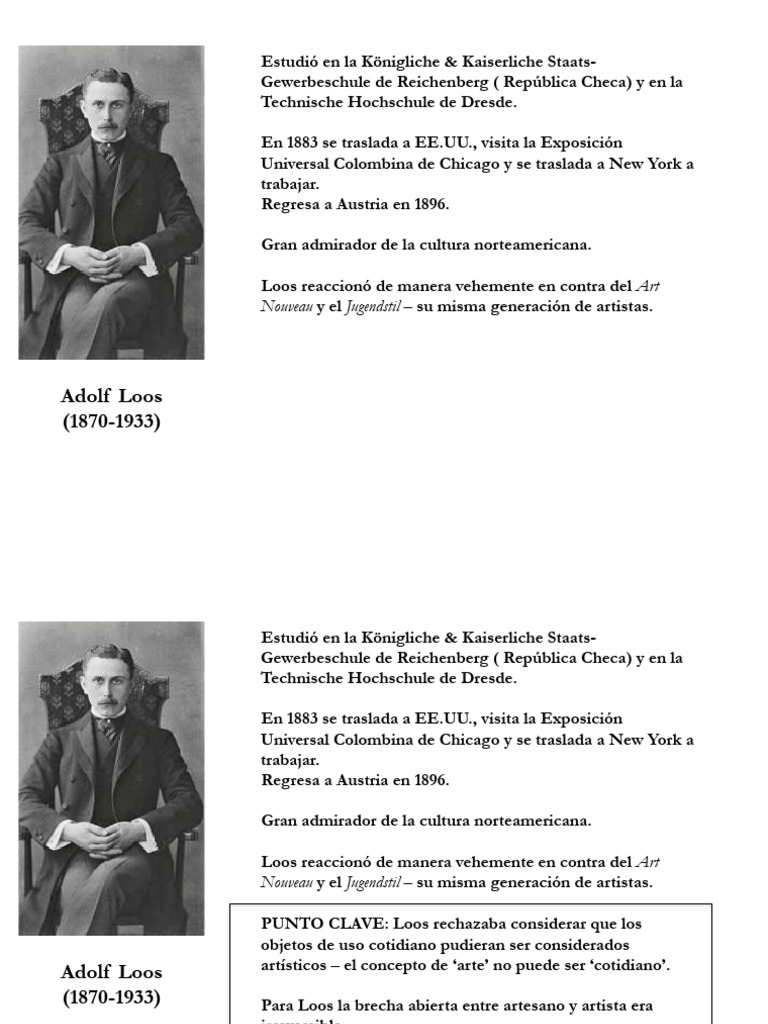 04b Loos R | PDF | Art Nouveau