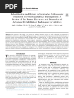 FAI Non-Operative Rehab Protocol Guide | PDF | Musculoskeletal ...