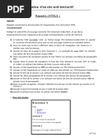 Tp1, Tp2, Tp3 Et Tp4 (HTML5 CSS3) Avec Correction (Henchiri Sghaier Lycée Ibn Sina Gafsa) | PDF ...