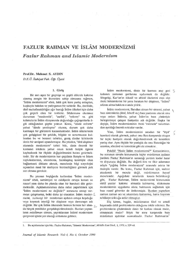 Fazl Ur Rahman | PDF