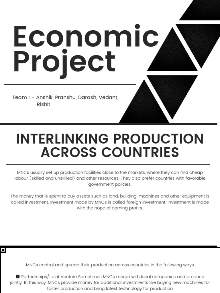 Economics Project | PDF | Business