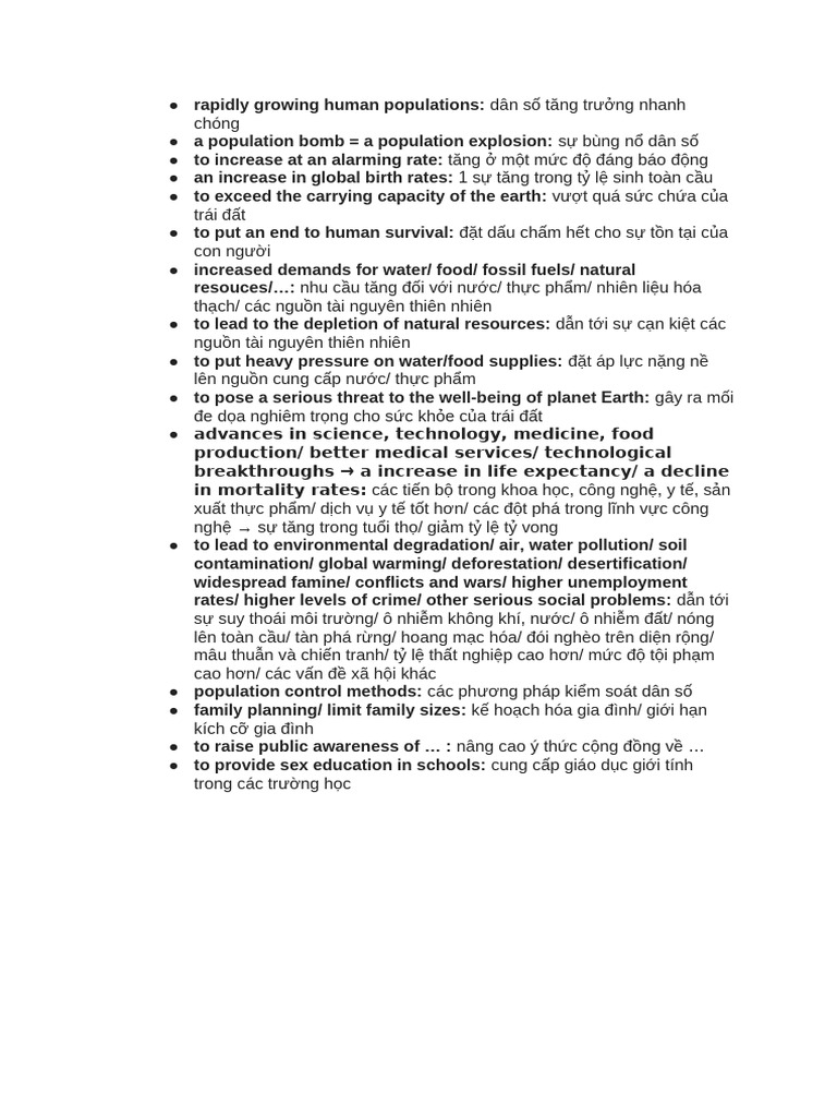 Overpopulation | PDF