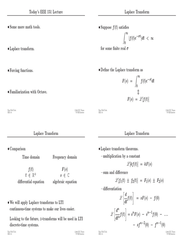 D 2324 1S EEE 151 Lecture 05 (Ramos) | PDF | Mathematical Objects ...