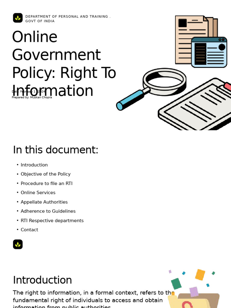 Department of Personal and Training - Govt of India - 20240215 - 104310 ...