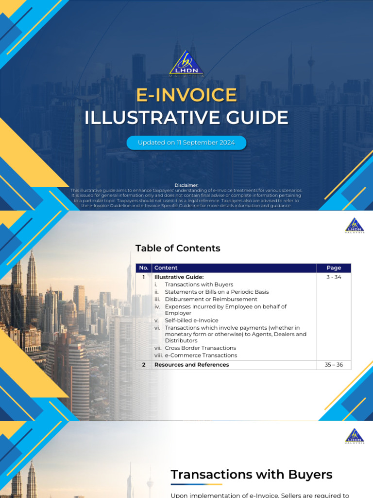 E-Invoice Illustrative Guide | PDF | Taxes | E Commerce