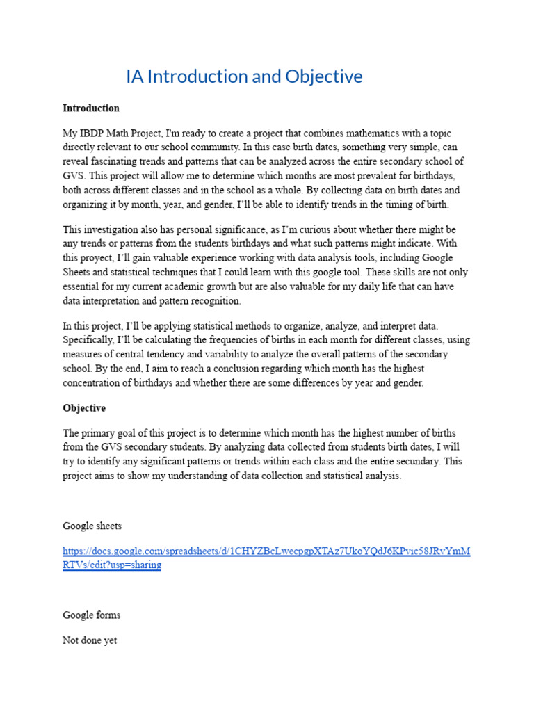 IA Introduction and Objective | PDF