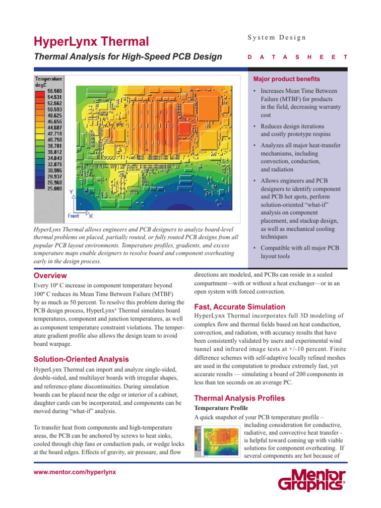 Hyper Lynx Thermal | PDF | Heat Transfer | Printed Circuit Board