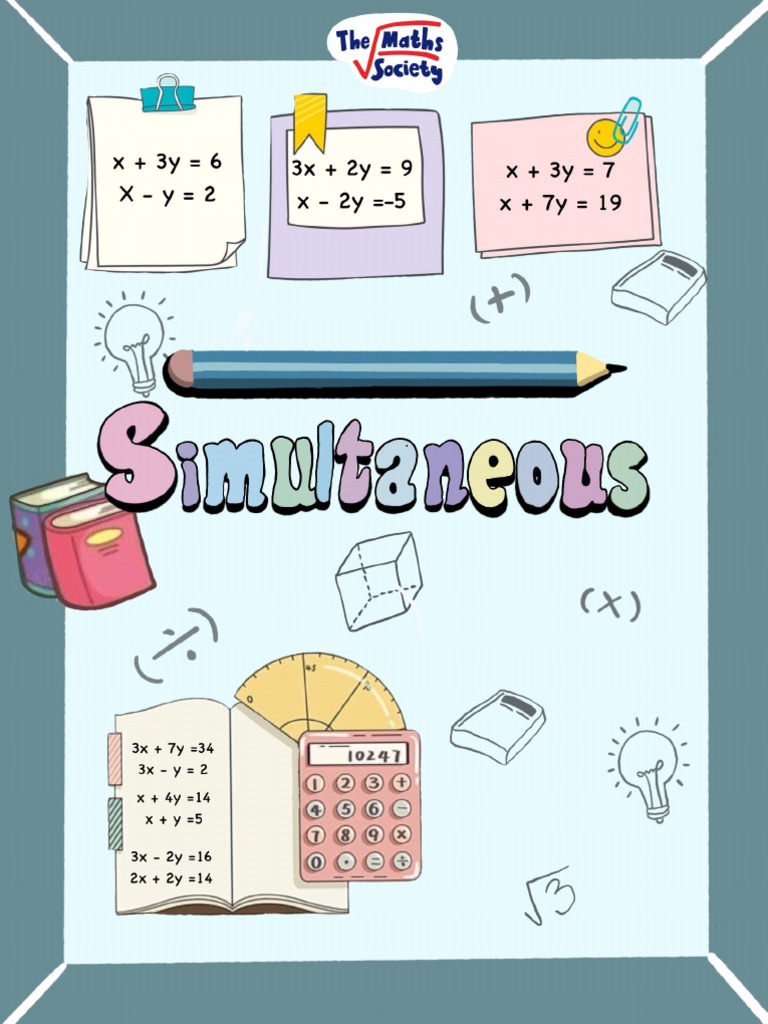 Chapter 14.1-Simultaneous Equations | PDF | Teaching Methods & Materials