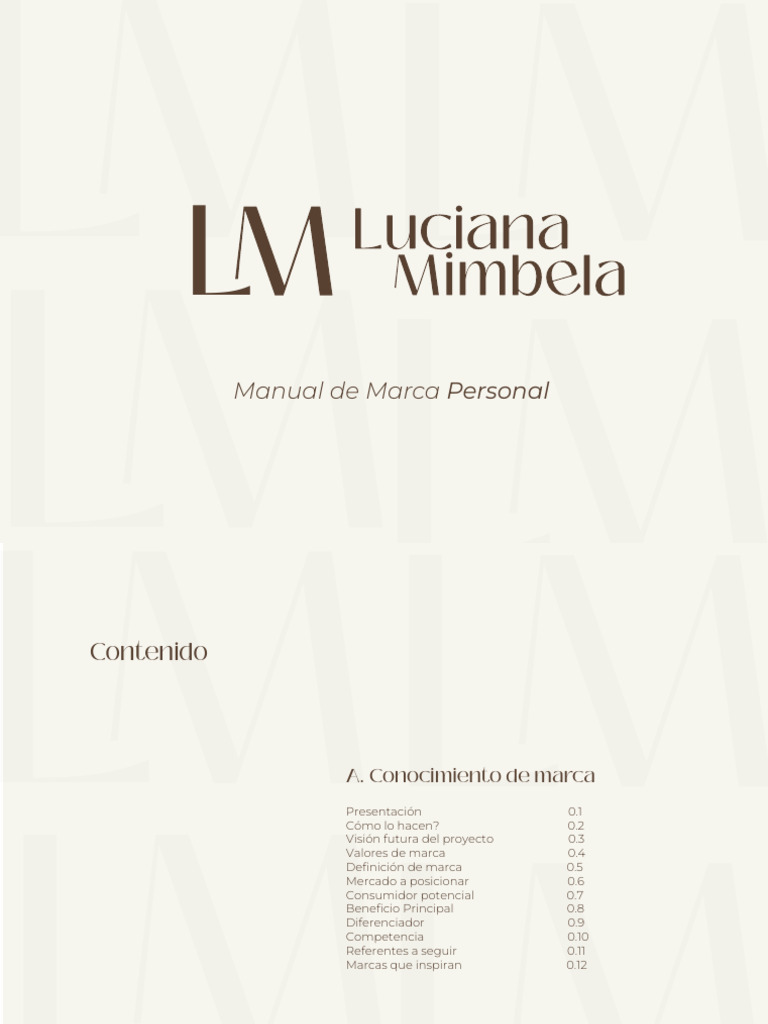 Luciana Rodriguez Mimbela | PDF | Marca | Diseño