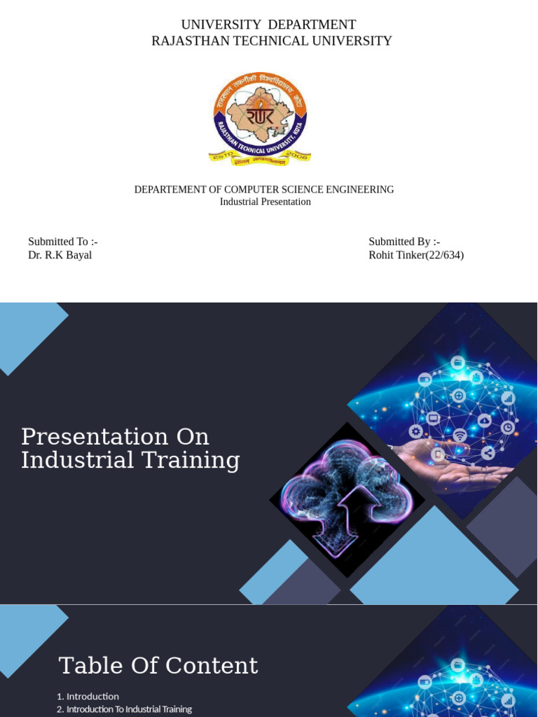 Rohit Industrial Report | PDF | Object Oriented Programming | Databases