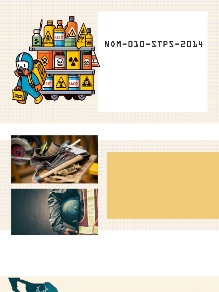 Nom 010 STPS 2014 | PDF | Contaminación | Entorno natural