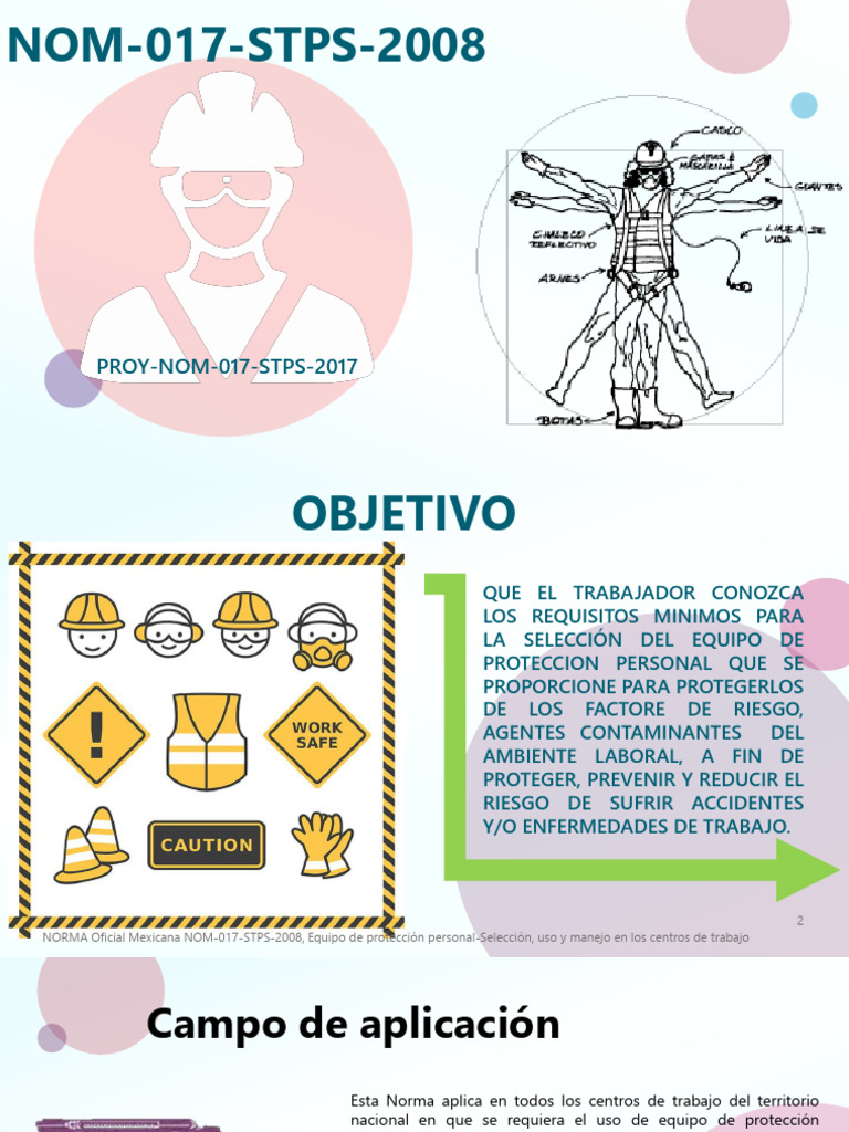 NOM-017-STPS-2008 Cab | PDF | Guante | Soldadura