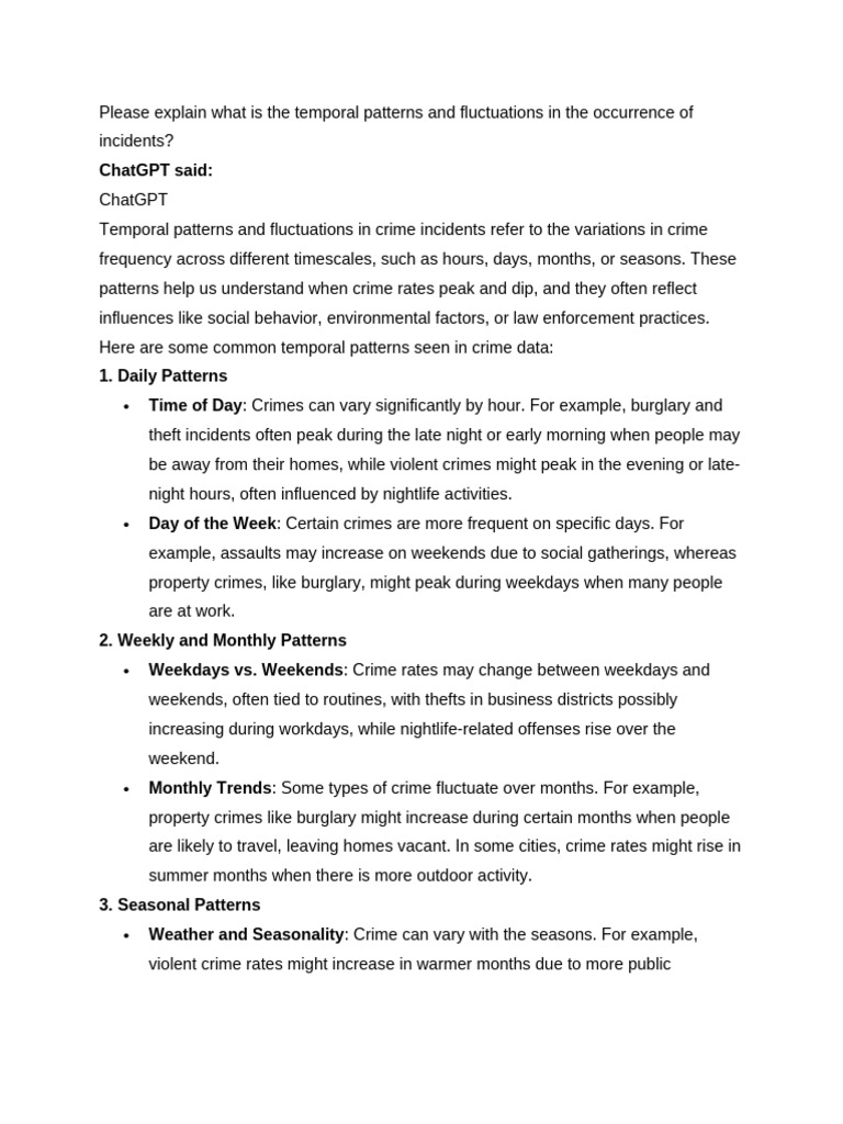 Please Explain What Is The Temporal Patterns and Fluctuations in The ...