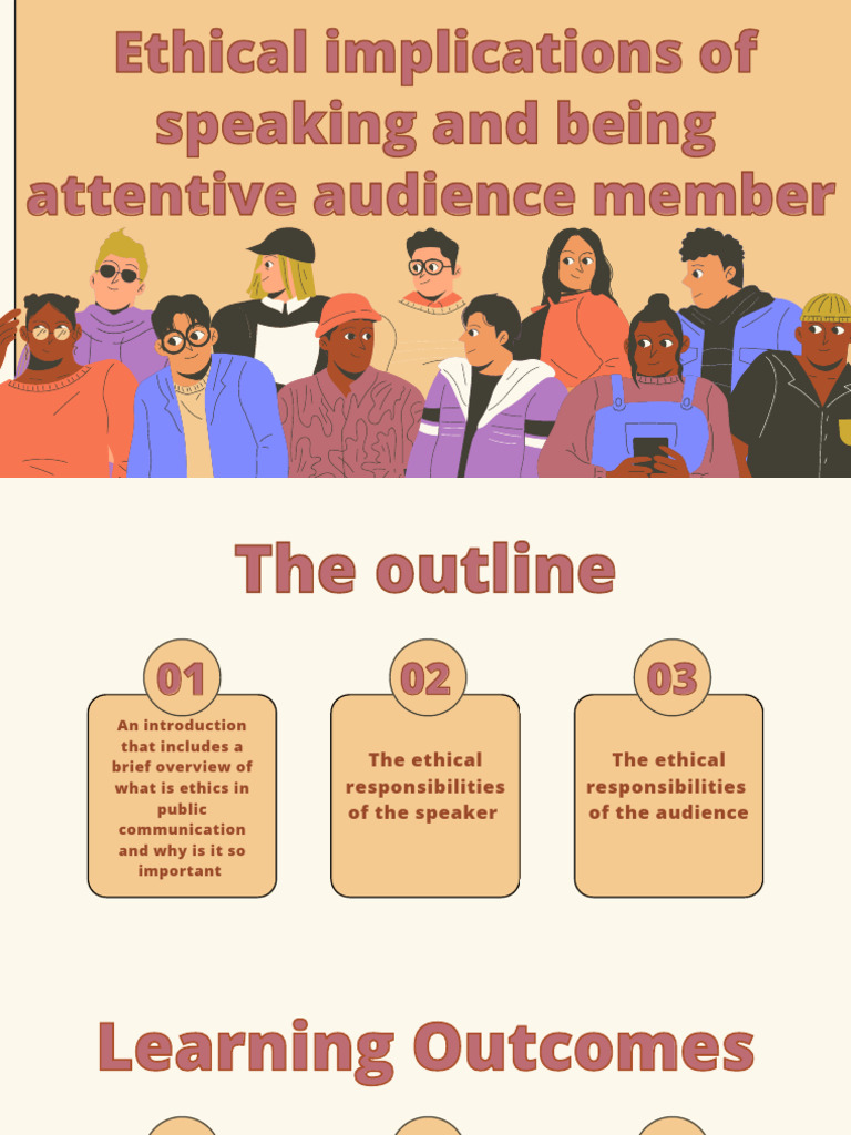 Ethical Implications of Speaking and Being Attentive Audience Member ...