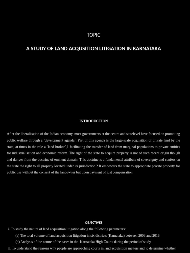 Land Law | PDF | Eminent Domain | Justice