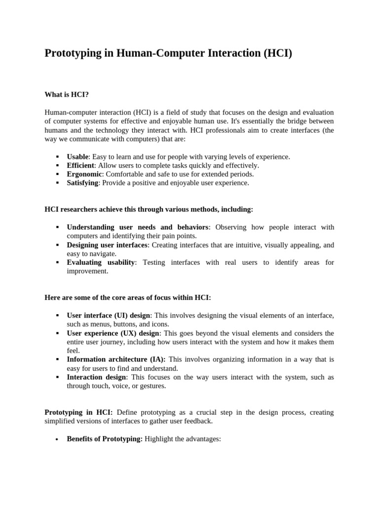 Prototyping | PDF | Human–Computer Interaction | Usability