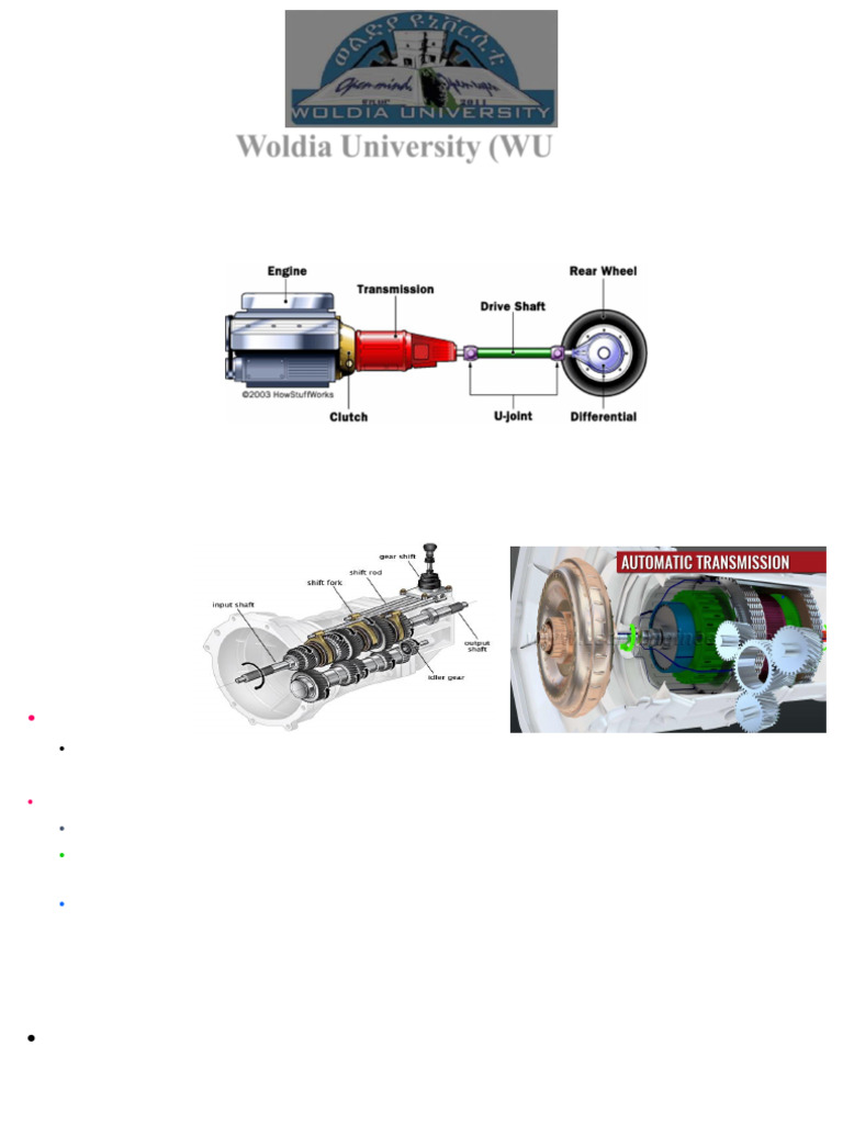 Overview of Automatic Transmission Systems | PDF | Manual Transmission ...
