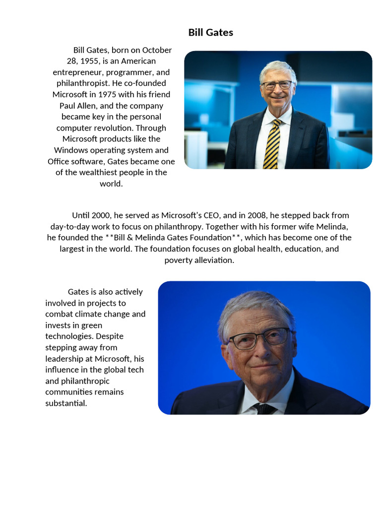 Bill Gates | PDF