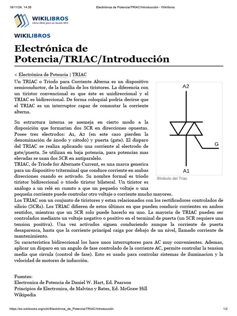 Electrónica de Potencias | PDF