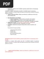 Littlefield Simulation Report | PDF | Inventory | Applied Mathematics