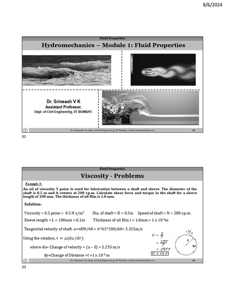 CE207 Lecture4 | PDF | Surface Tension | Drop (Liquid)