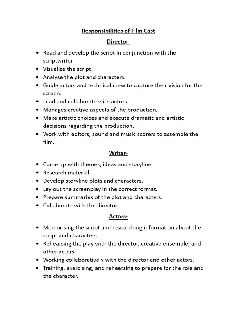 Resources For Creating A Shortfilm | PDF | Camera