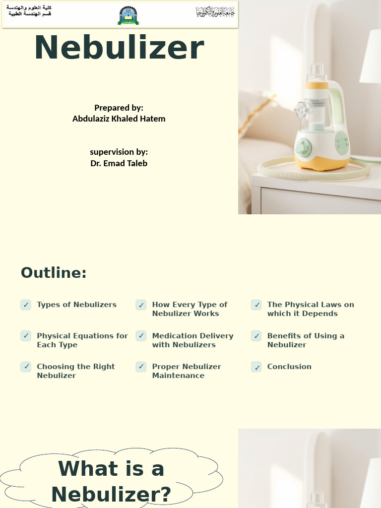 Nebulizer | PDF | Classical Mechanics | Mechanical Engineering
