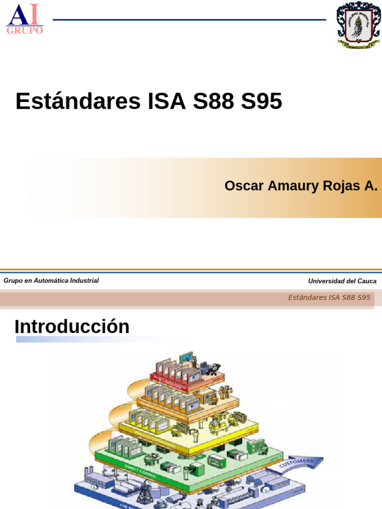 Estándares ISA S88 S95: Oscar Amaury Rojas A | PDF | Planificación de ...